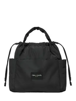 TIBA + MARL Luna Drawstring Changing Tote - Black