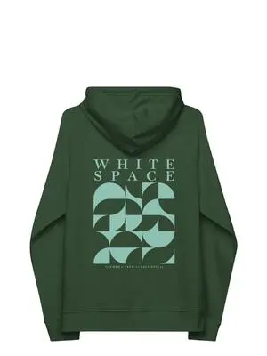 ANCHOR & CREW Bottle Fifteen White Space Editions Organic Cotton Hoodie - Green