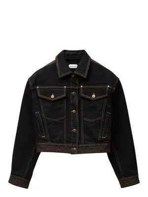 Versace Versace Women's 100% Cotton Coat Black