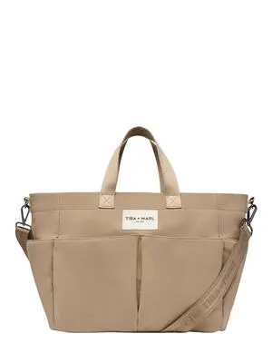 TIBA + MARL T+m Canvas Pocket Tote Desert - Brown