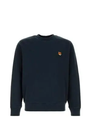 Maison Kitsuné Maison Kitsune Midnight Blue Cotton Sweatshirt Blue