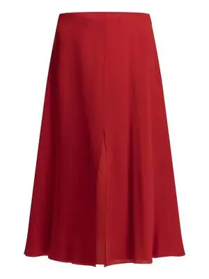 VALENTINO Valentino Solid Georgette Mini Skirt