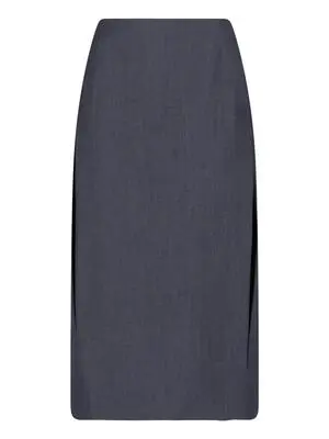 JIL SANDER Jil Sander Wool Blend Straight Skirt