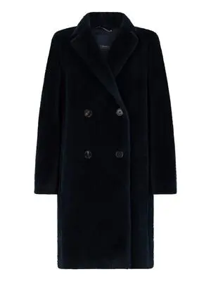 MAX MARA 's Max Mara Double-Breasted Wool & Alpaca Jacket With Classic Collar