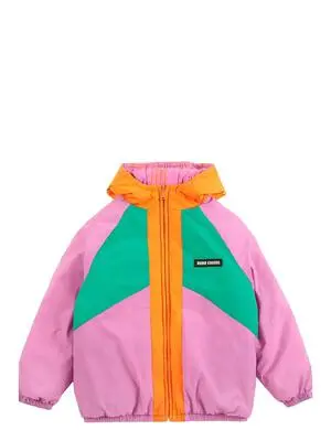 BOBO CHOSES Reversible All-over Almost Moiré Anorak - Fuchsia
