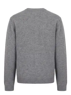BERNER KUHL Boiled Wool Cardigan - Light Grey