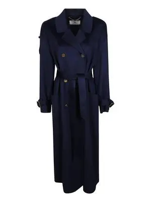 ELISABETTA FRANCHI Elisabetta Franchi Women's Tailored Overcoat With Belt