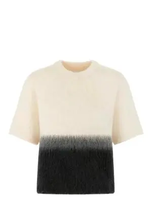 ANTONELLI FIRENZE Gradient-effect Short-sleeved Sweater