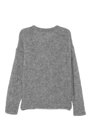 FILIPPA K Hairy V-neck Knitted Sweater