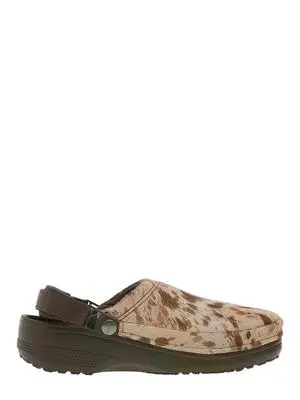 CROCS Crafted Pony Hair Mules Neutrals