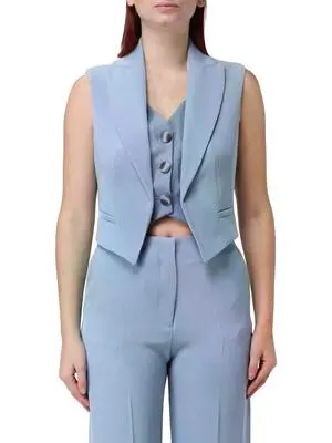 HANITA Peak-lapels Waistcoat - Blue
