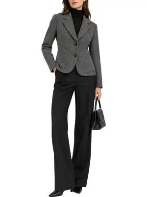 Seventy Prince Of Wales Check Blazer - Grey