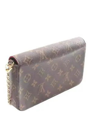 LOUIS VUITTON Félicie Pochette Shoulder Bag - Brown