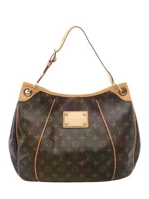 LOUIS VUITTON 2008 Monogram Galliera Pm Shoulder Bag Brown