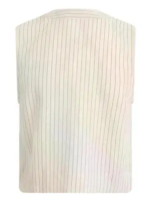 FAVORITE DAUGHTER Fine Line Pinstripe Top
