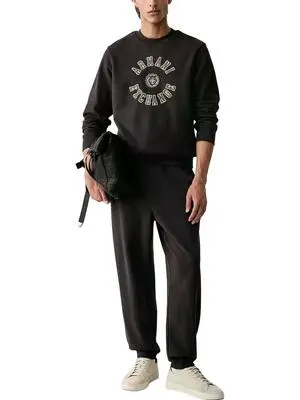 Armani Exchange Logo-patch Sweater - Brown