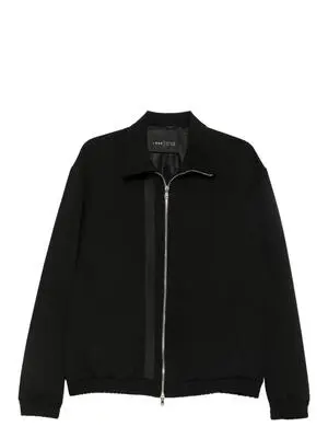 LOW BRAND Zip-up High-neck Jacket - Black
