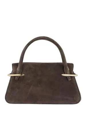 Givenchy Mini Pinch Suede Tote Bag Grey