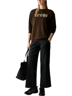 NAPAPIJRI Bliss Logo-print Sweatshirt - Brown