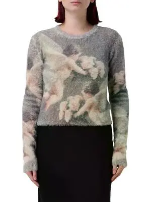 Fiorucci Angels-intarsia Sweater Grey