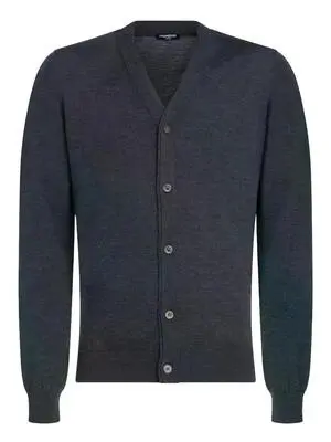 FRANZESE COLLECTION V-neck Cardigan - Grey