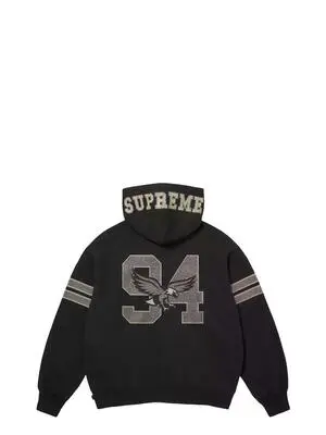 Supreme Rhinestone-embellishment Hoodie - Black