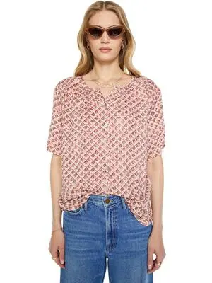 Natalie Martin Violet Top Scallop Blush - Pink