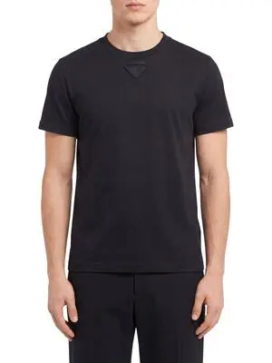 Prada Basic Cotton T-shirt - Black