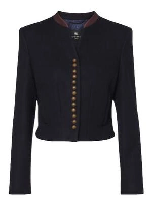 Etro Wool-blend Jacket - Black