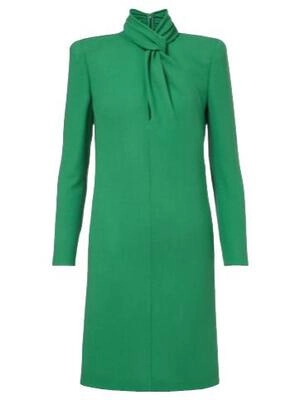 Valentino Garavani Virgin Wool Minidress - Green