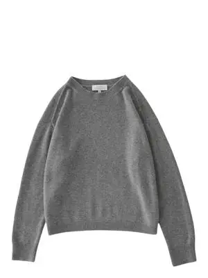 Studio Nicholson Crew-neck Long-sleeve Knit Top - Gray
