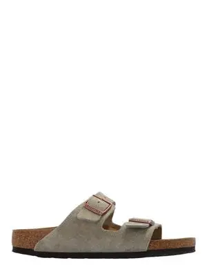 BIRKENSTOCK Arizona Suede Slip-on Sandals Green