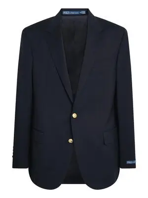 Polo Ralph Lauren Wool Doeskin Blazer - Navy