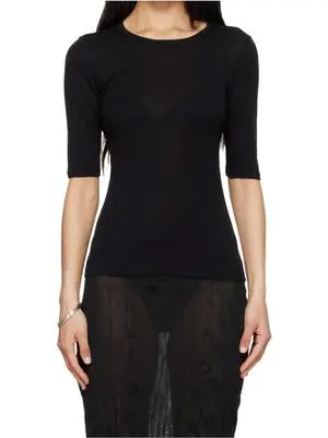 FLORE FLORE Anna T-shirt Black