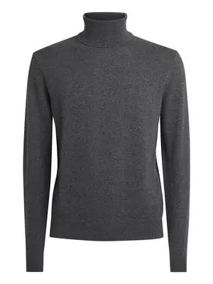 Ralph Lauren Purple Label Cashmere Rollneck Sweater - Grey