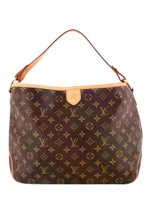 LOUIS VUITTON Delightful Handbag Monogram Canvas Pm Hobo Bag - Brown