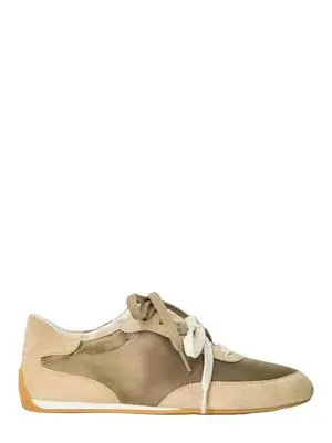 STUART WEITZMAN Bond Ruche Double-lacing Sneakers