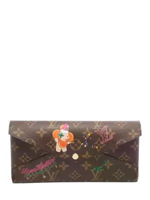 LOUIS VUITTON Kirigami Vivienne Frozen Orchid Clutch Bag - Brown
