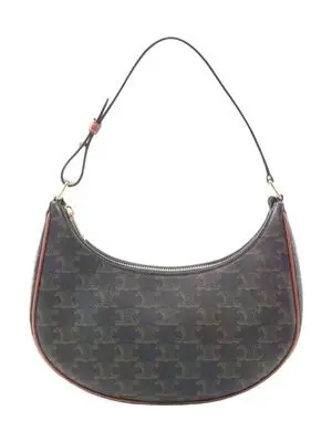 Celine 2010s Triomphe Ava Shoulder Bag - Brown