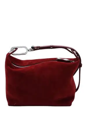 CHRISTIAN LOUBOUTIN Suede Mini Handbag With Zip - Red