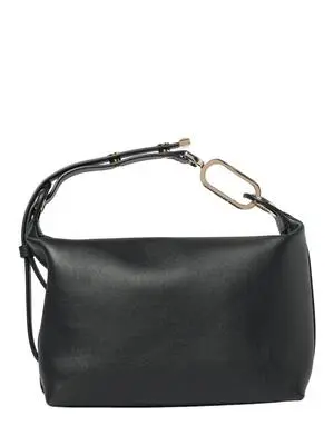 CHRISTIAN LOUBOUTIN Christian Louboutin Women Christian Louboutin Flo Smooth Leather Mini Handbag With Adjustable Top Handle Black