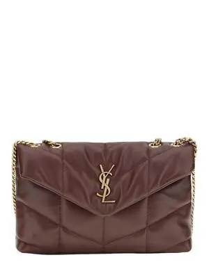 Saint Laurent Puffer Matelasse Lambskin Mini Bag With Monogram - Multicolor