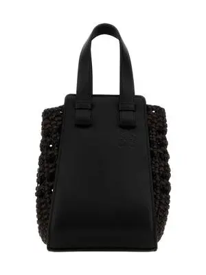 Loewe Hammock Leather Bag - Black