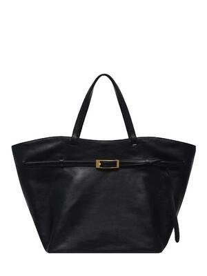 ANINE BING Elly Tote Grained Leather - Black