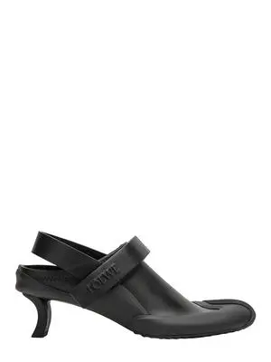 Loewe Dive Slingbacks In Stretch Calfskin - Black