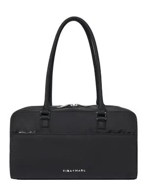 TIBA + MARL Riley Compact East-west Changing Bag Woven - Black