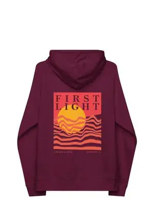 ANCHOR & CREW Burgundy Fourteen First Light Editions Organic Cotton Hoodie - Red