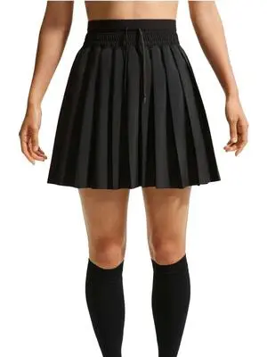 Nike Knife Pleat Skirts Asia Sizing - Black