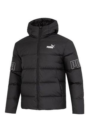 PUMA Puma Power Hooded Down Puffer Jacket 'black'
