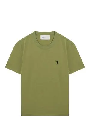 AMI Paris De Coeur Matcha T-shirt - Green